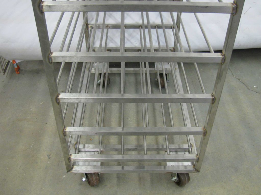 Customized bakery racks for a leading commercial baking company