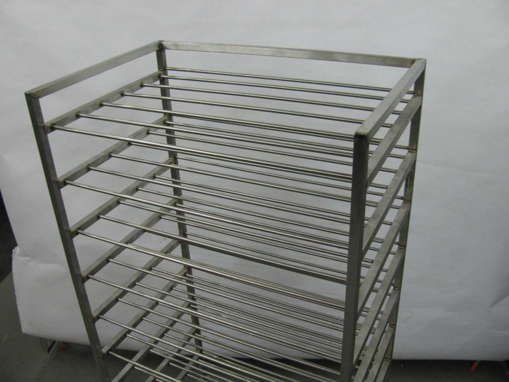 Customized bakery racks for a leading commercial baking company