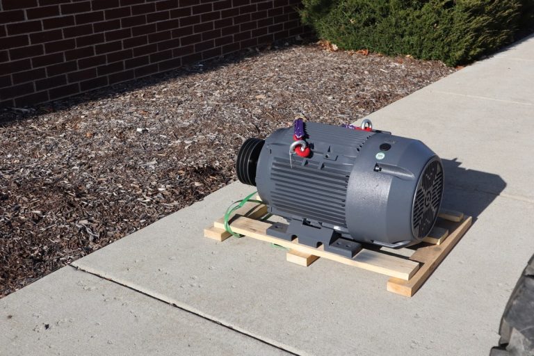 Spray Booth Motor Replacement at Schaumburg HQ - Schaumburg Specialties