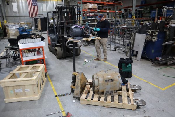 Spray Booth Motor Replacement at Schaumburg HQ - Schaumburg Specialties