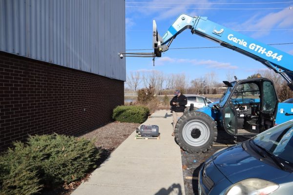 Spray Booth Motor Replacement at Schaumburg HQ - Schaumburg Specialties