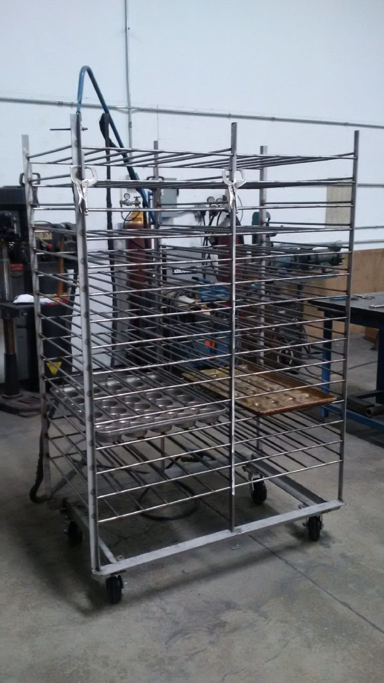Custom Built Offload Racks for Food Company | Schaumburg Specialties